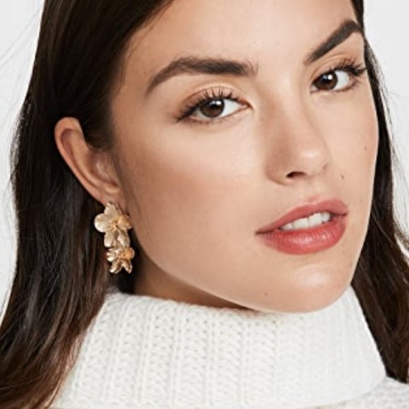 Anthropologie | Jewelry | New Anthropologie Shashi Botanique Flower Earrings | Poshmark